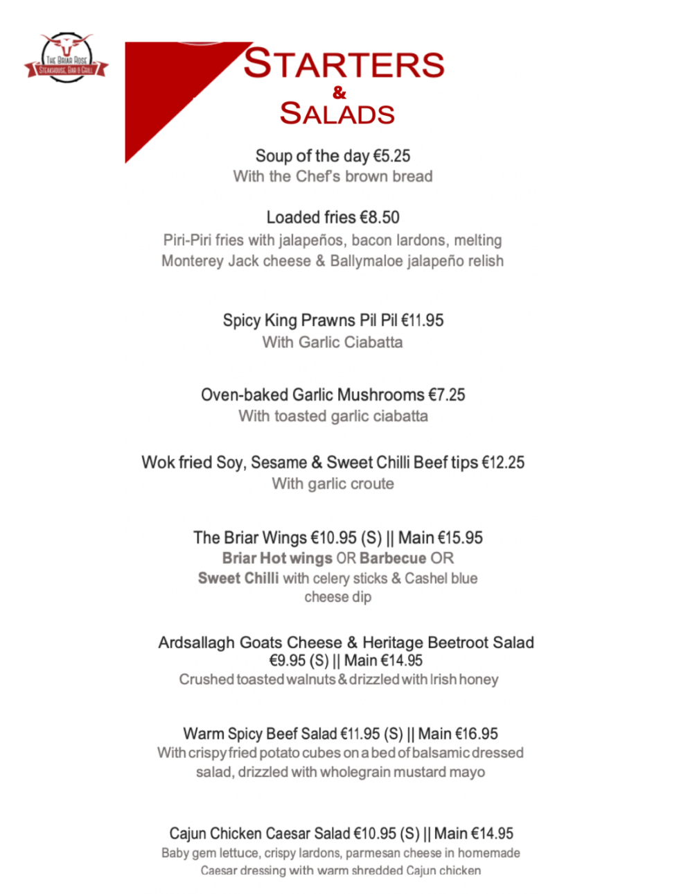 The Briar Rose | Steakhouse, Bar and Grill